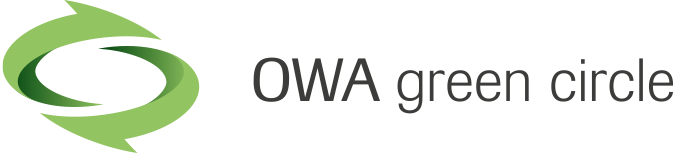 OWA green circle — OWA – Odenwald Faserplattenwerk GmbH